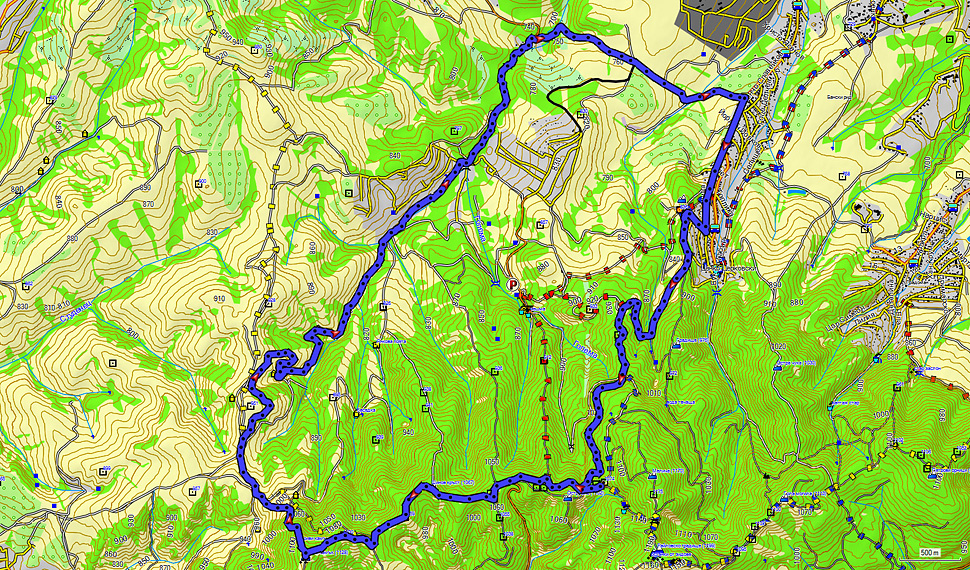 Банкя | кв. Михайлово - хижа „Люлин“ - вр. Криви камък - в.з. Габер ...